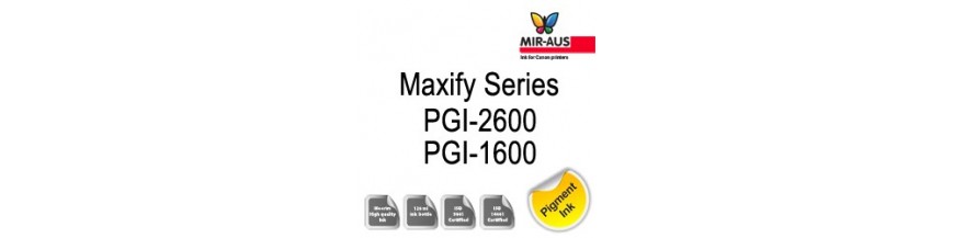 Maxify Series PGI-1600 and PGI-2600