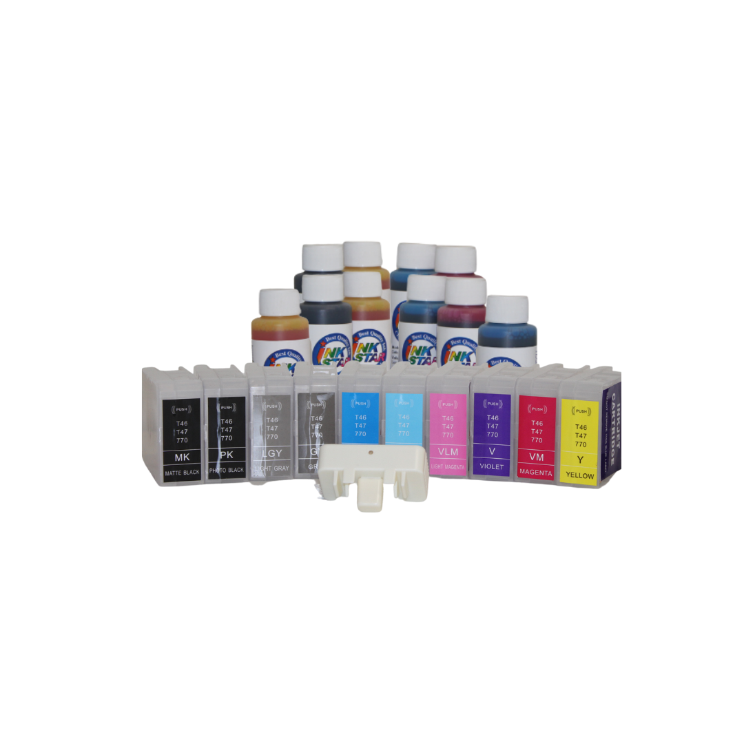 Refillable ink cartridge for Epson SC-P700 SC-P900 SC-P703 SC-P704