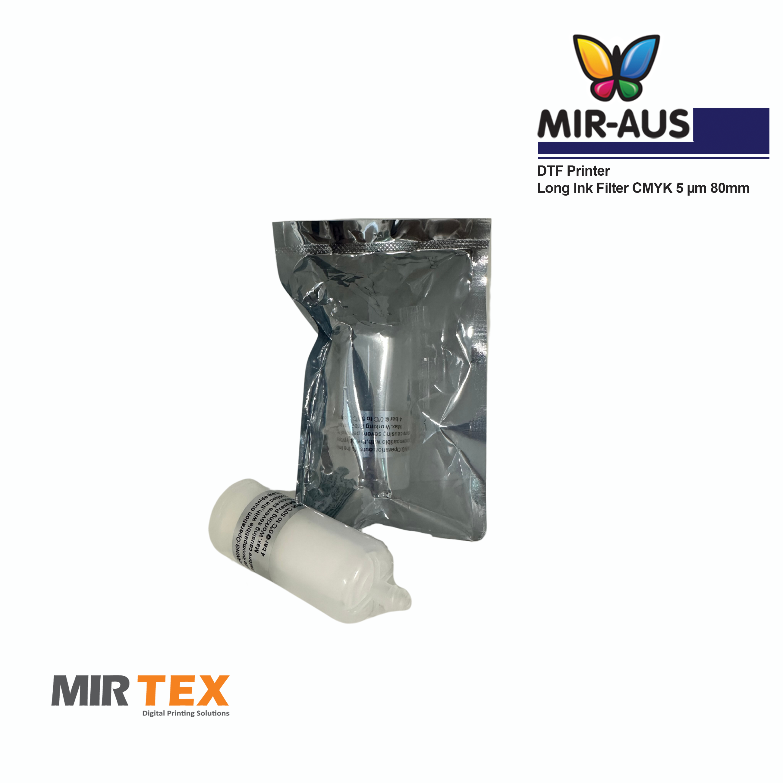 Buy CMYK Ink Filter 5 Micron and 80mm for DTF Printers |MIR-AUS