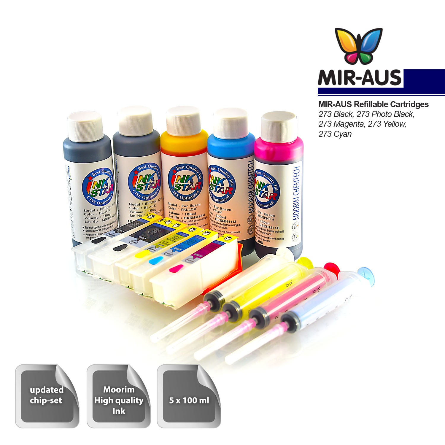 Epson Expression Photo XP-610 Refillable ink cartridges