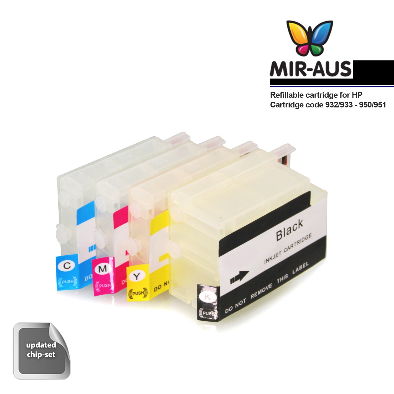 refillable cartridges for HP Officejet 6100