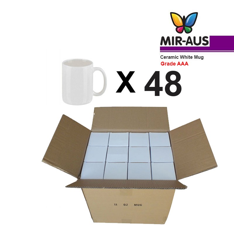 Sublimation Ceramic White Mug Grade AAA