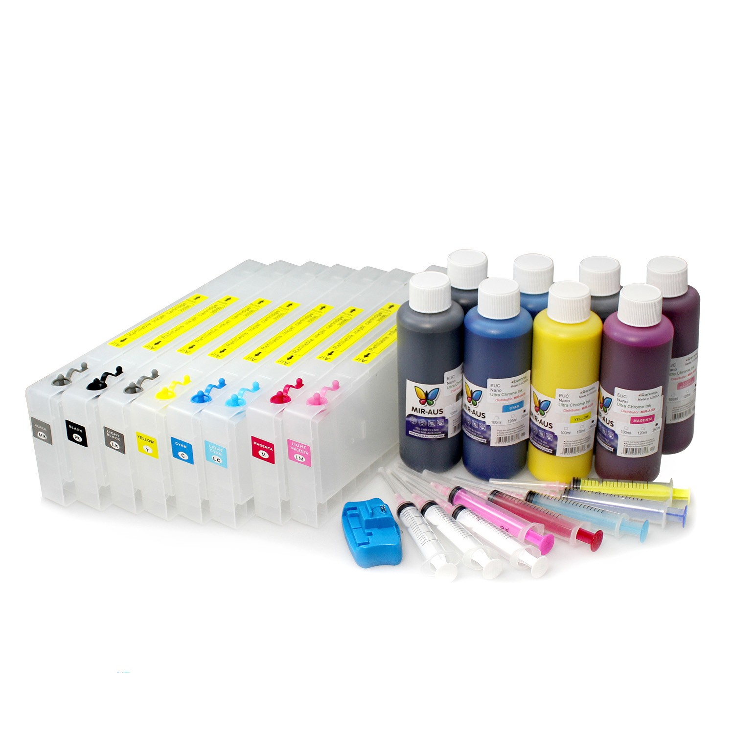 MIR-AUS - Refilabel cartridges for EPSON stylus pro 4000 with ultra ...