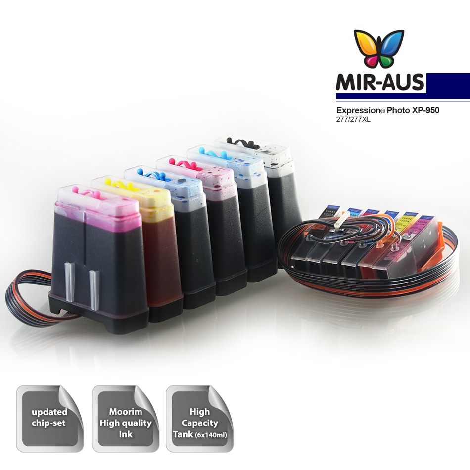Ciss suits Epson Expression Photo XP-970 Ink Supply System